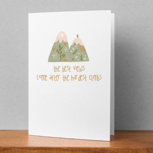 The Best Views Card | Stickerlishious