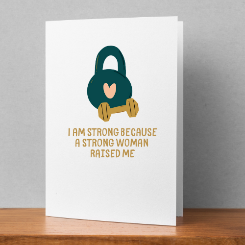 Strong Woman Card | Stickerlishious