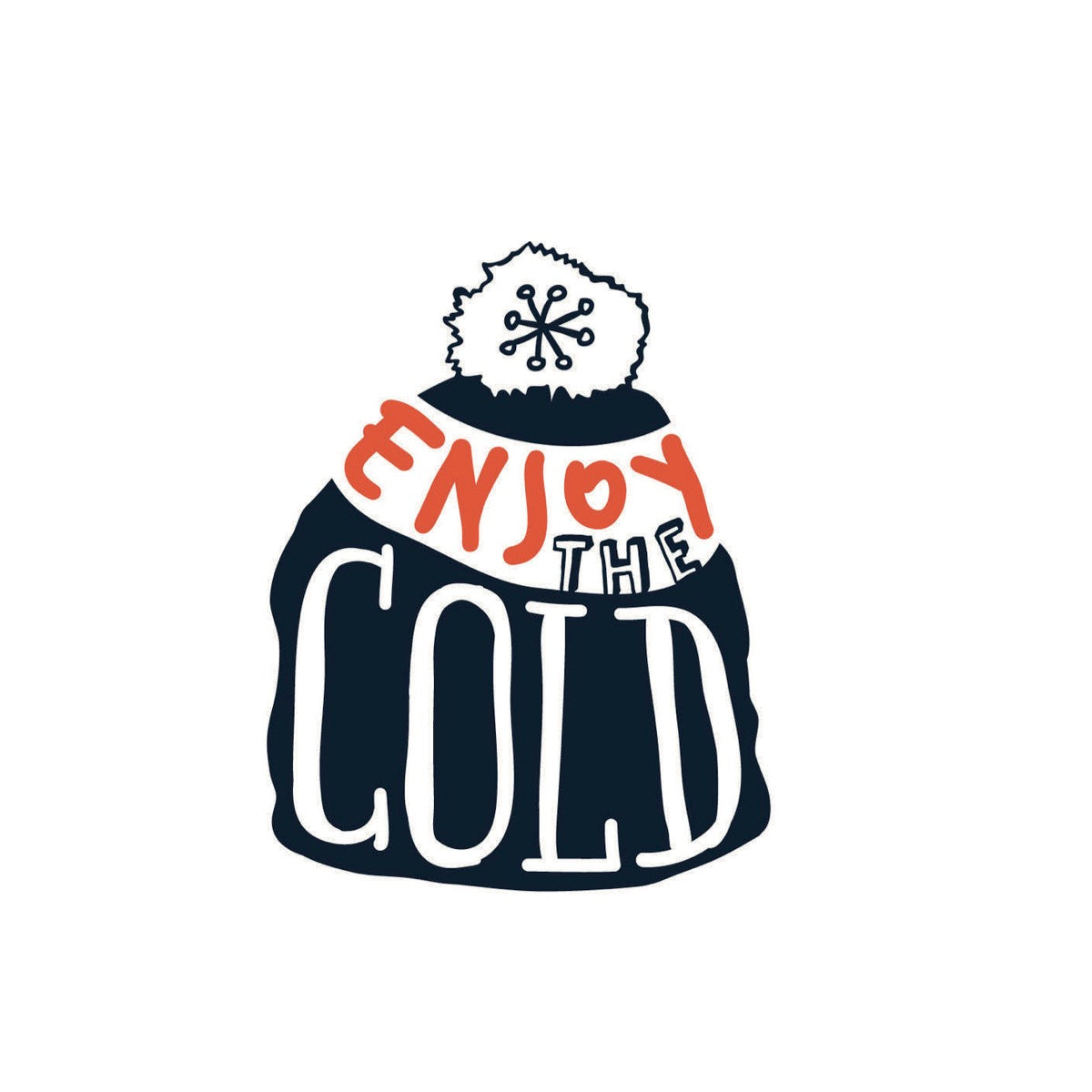 Enjoy The Cold | Stickerlishious