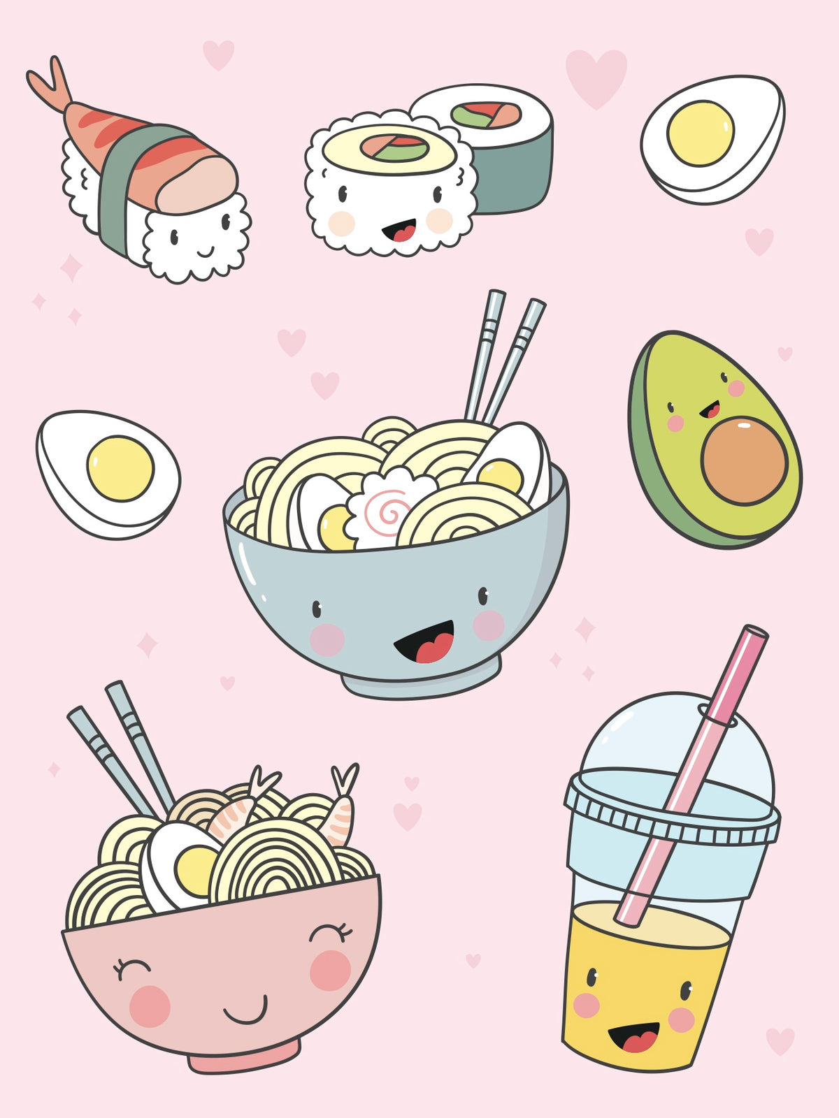 Foodie Sticker Sheet | Stickerlishious