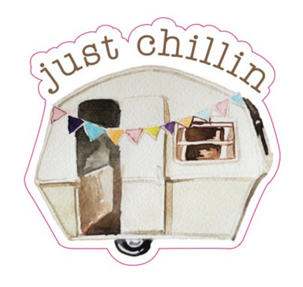 Just Chillin Sticker | Stickerlishious